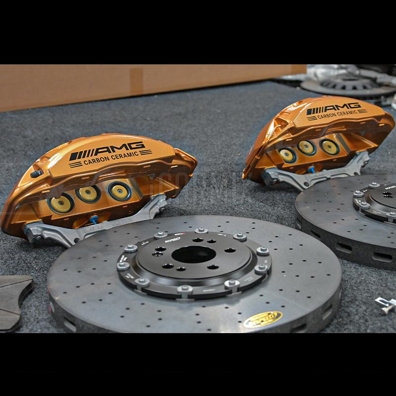 Genuine Mercedes Benz Retrofit GLE63 GLS63 AMG Front 6 Pot Brake Kit ...