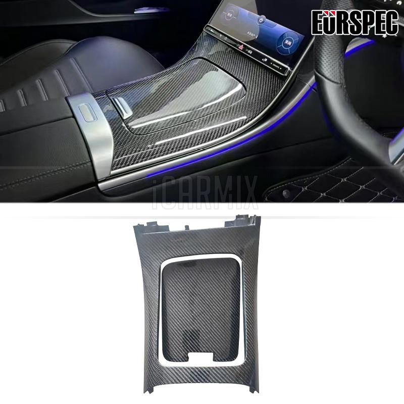 Eurspec Center Console Cover Carbon Style For Mercedes Benz C CLASS ...
