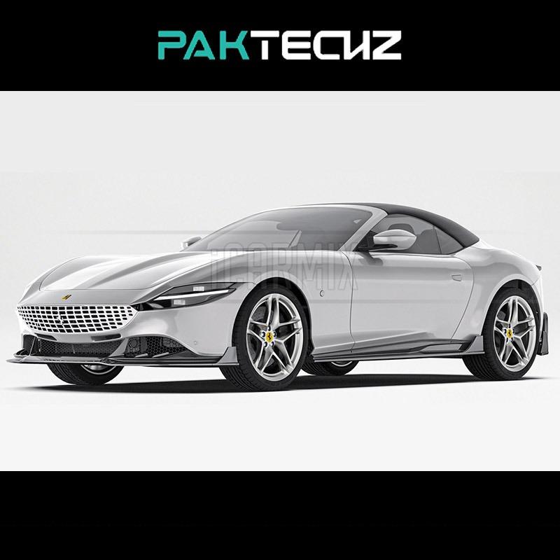 PAKTECHZ Design Dry Carbon Fiber Aerodynamic Body Kit For Ferrari Roma ...