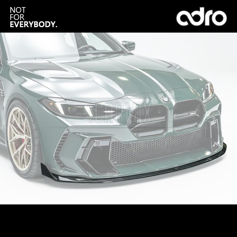 ADRO Carbon Fiber Front Lip V2 Style For BMW G80 G81 M3 / G82 G83 M4 ...