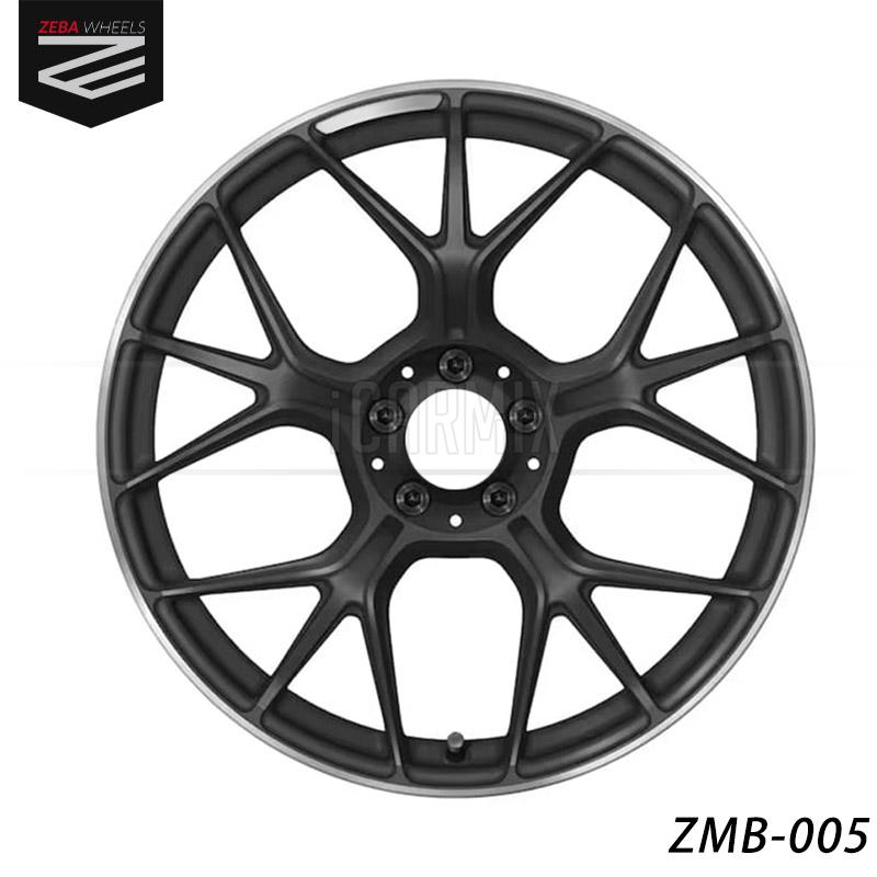 ZEBA 18″ 19″ 20″ 21″ 22″ 23″ 24″ Front & Rear ZMB-005 Style Forged ...